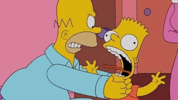 Homero Simpson Gritando